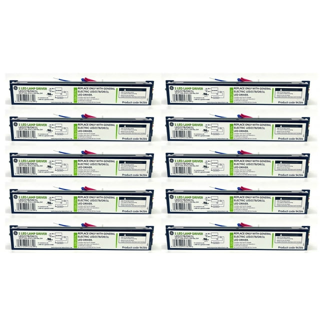 (case of 10) GE Lighting 94384 LED21T8/DR/1L 120/277V 1-LAMP Non ...