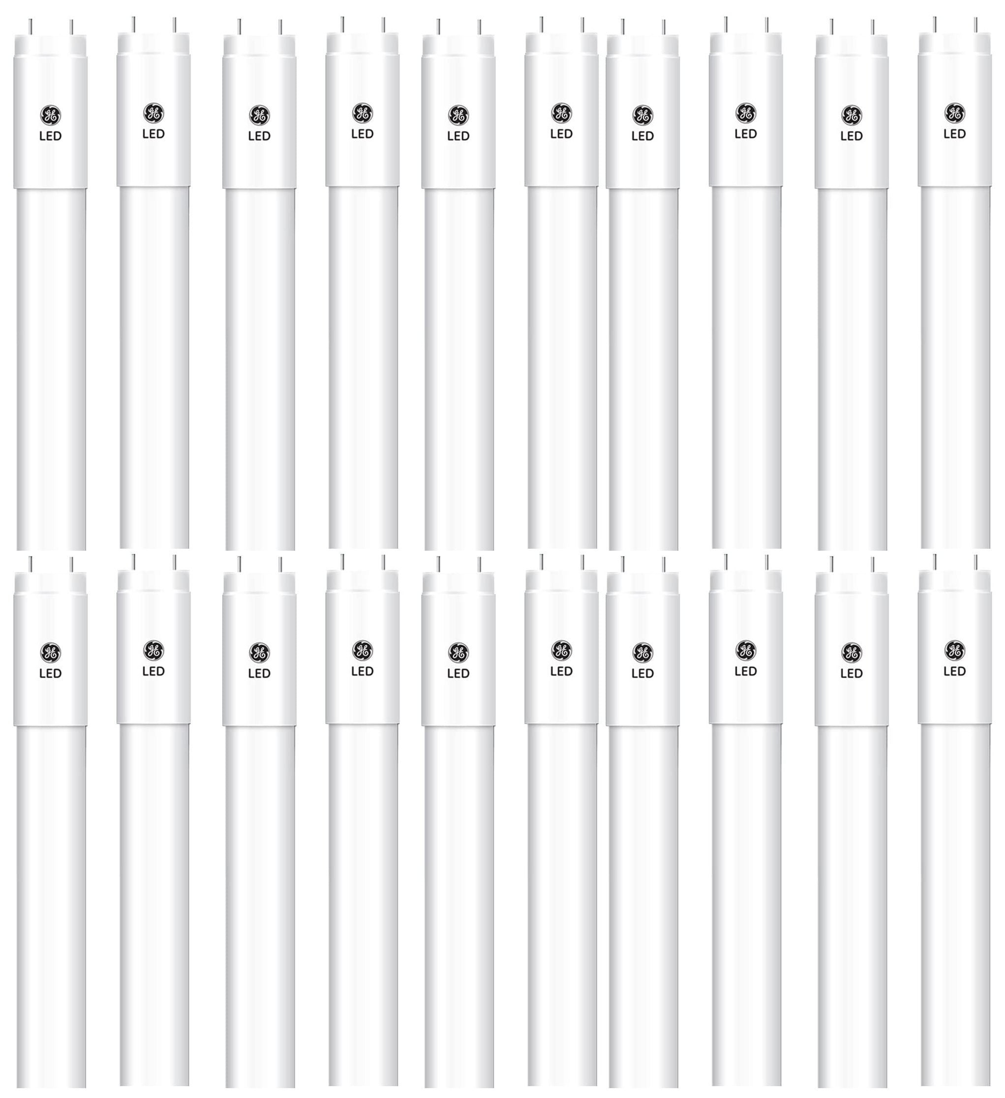 (case of 20) GE 34248 - LEDT8/LC/4/830 4 Foot LED Straight T8 Tube ...