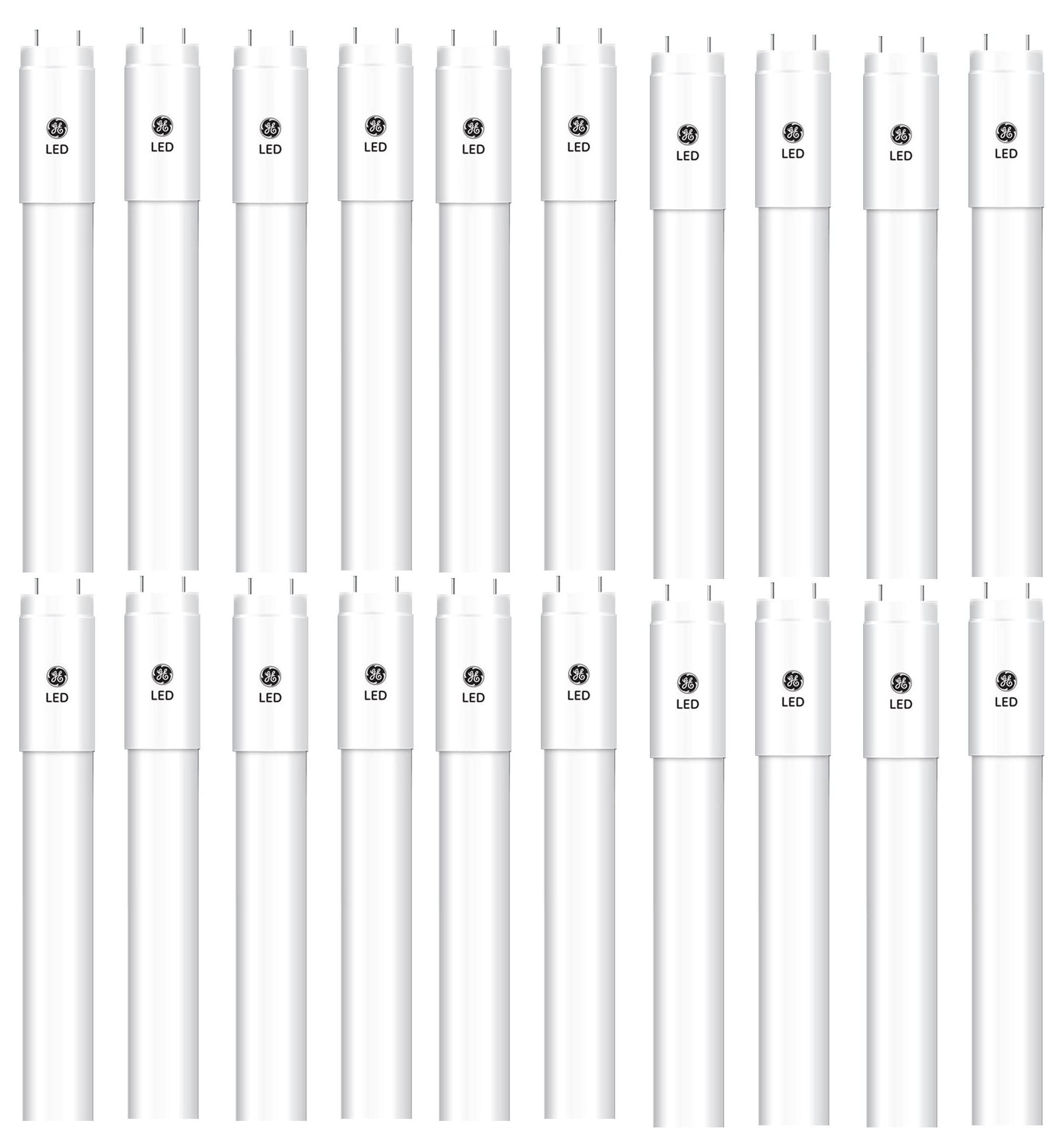 (case of 20) GE LED Tube, 48 inch T8, Double Ended Type B, 16 watts ...