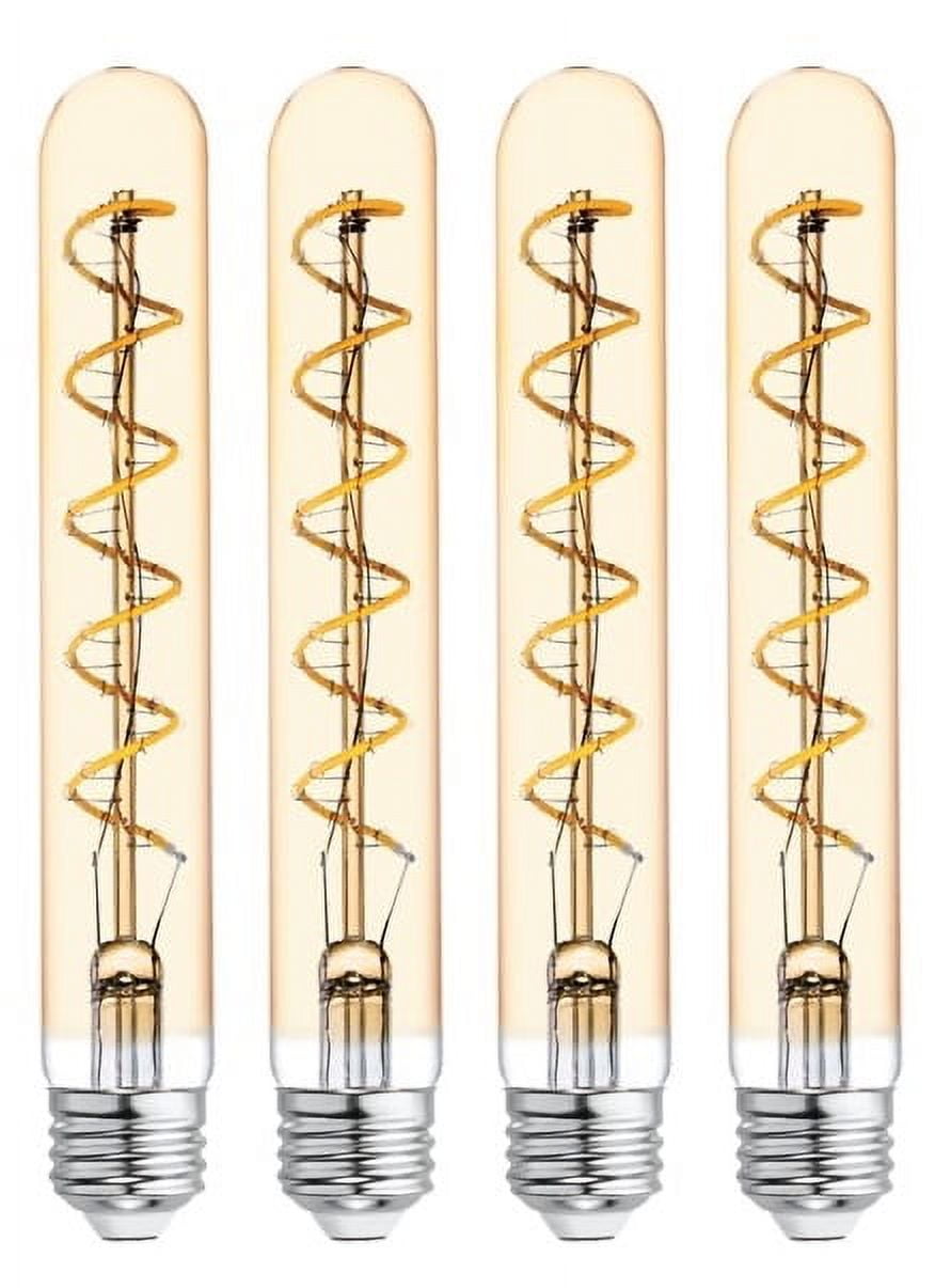 (case of 4) GE 36725 Vintage Style LED Light Bulb, 60 watt equivalent ...