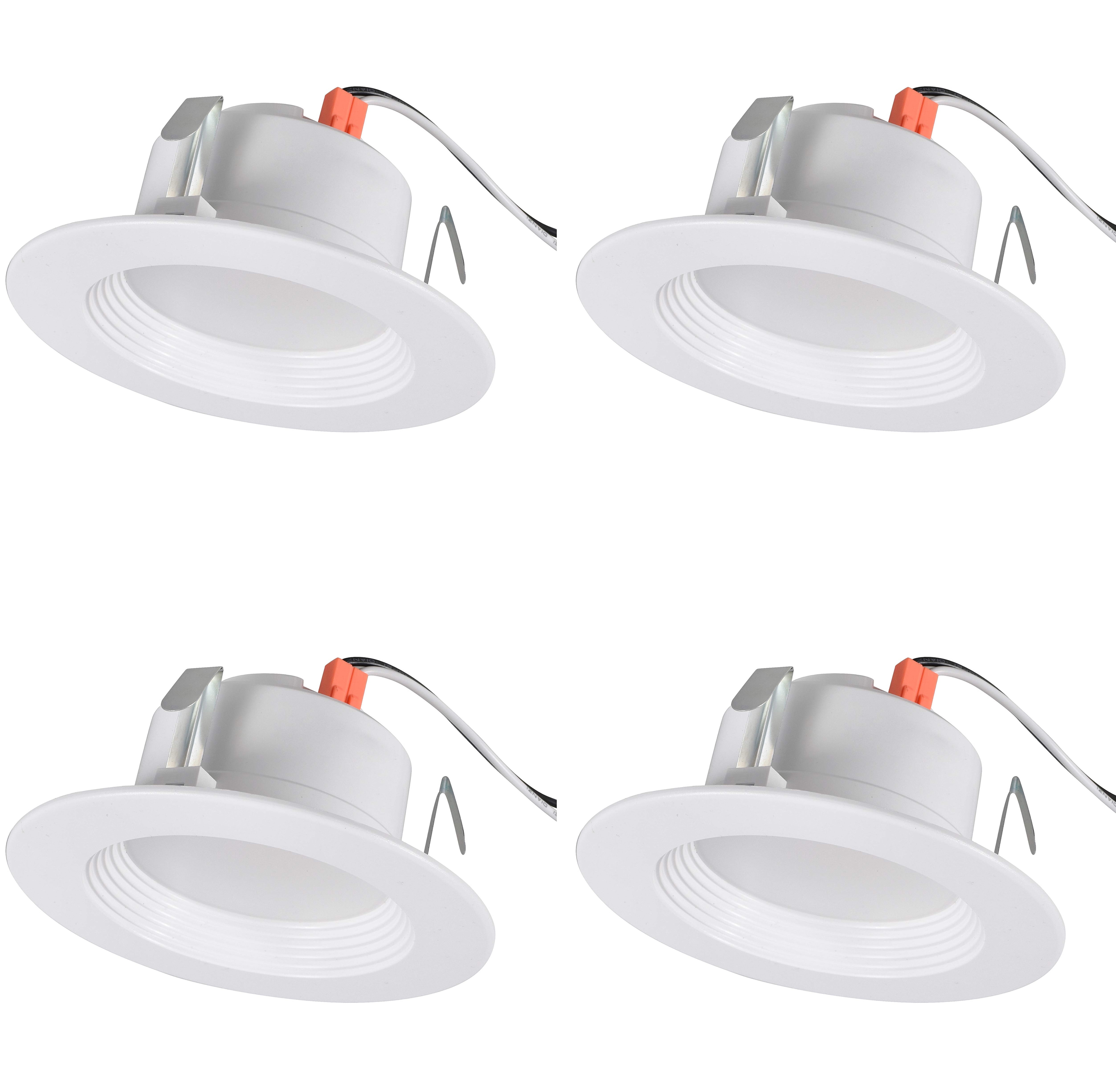(case of 4) SYLVANIA LED Recessed Downlight 4" RT Kit, E26 Socket Screw ...