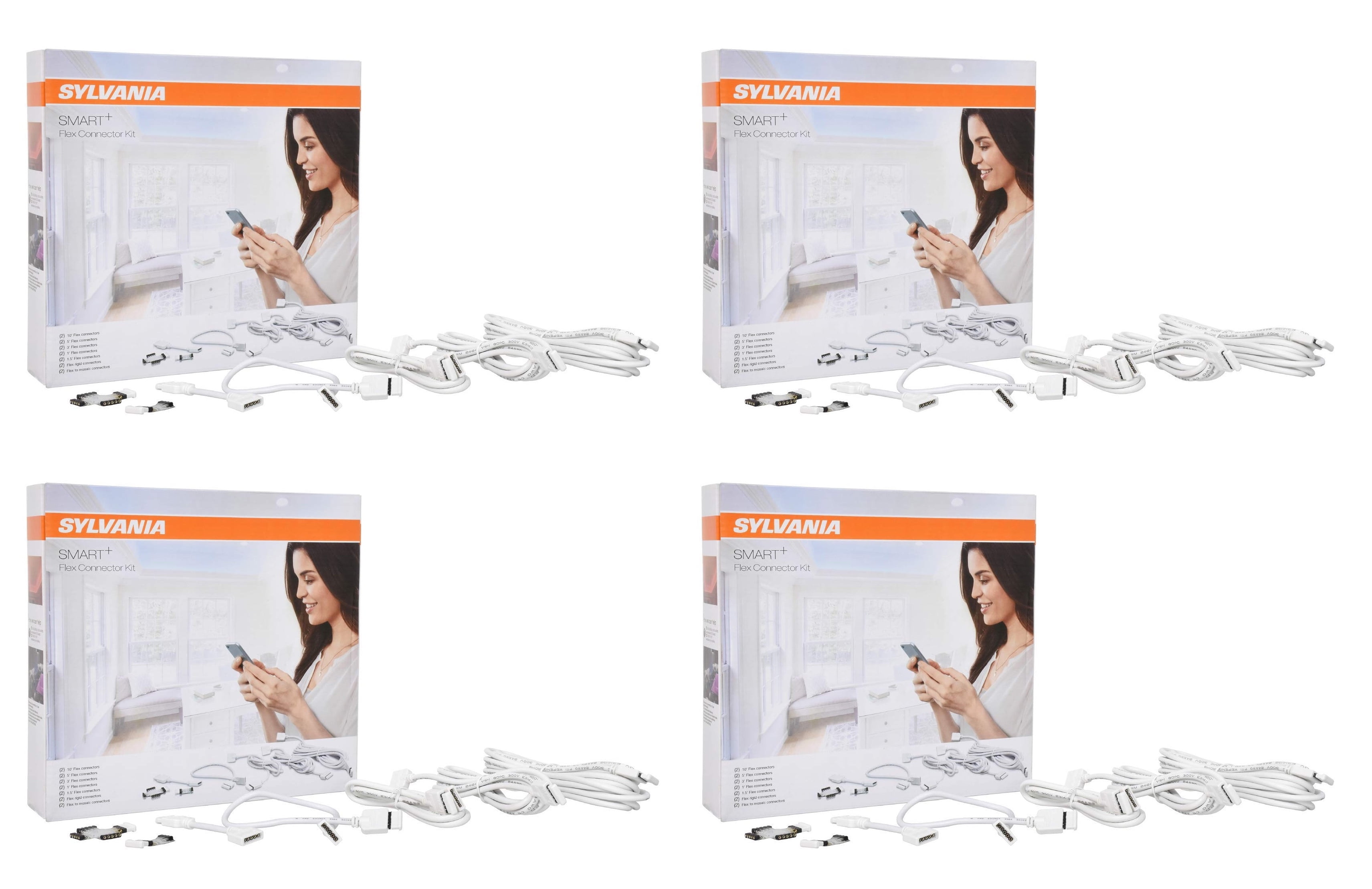 (case of 4 kits) SYLVANIA Smart ZigBee and Bluetooth RGBW Full Color ...