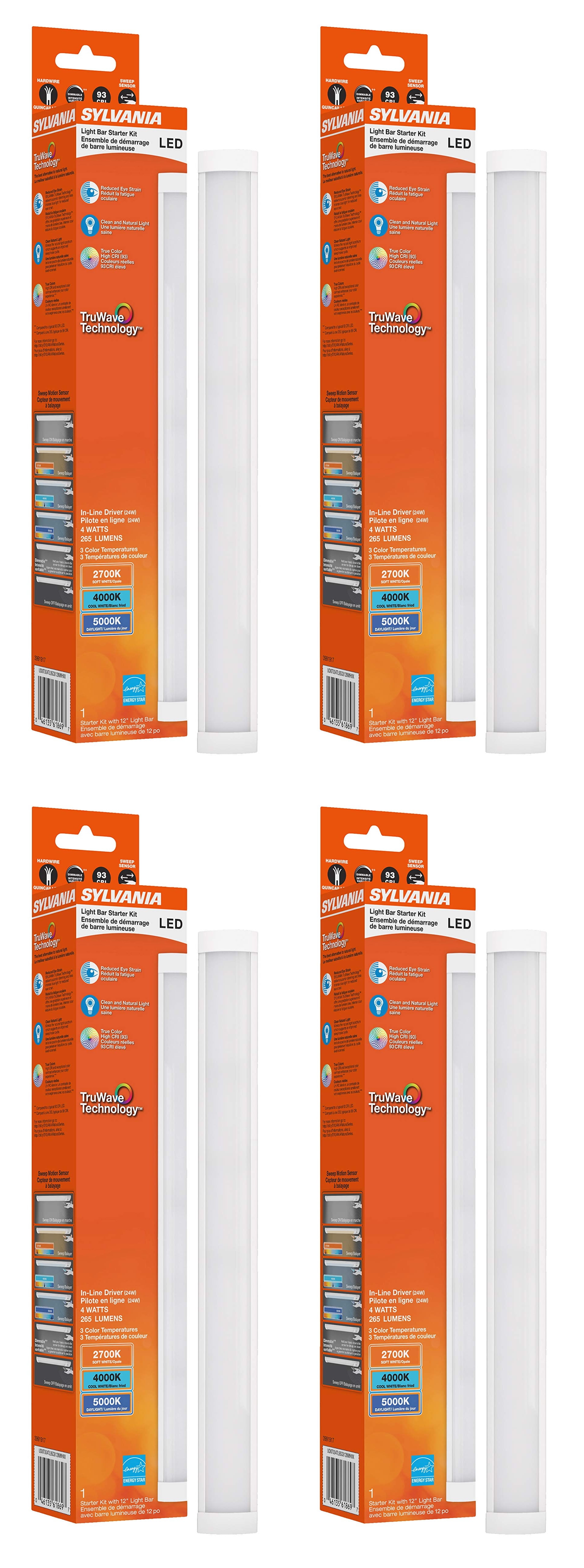(case of 4 kits) SYLVANIA TruWave Natural Series 3-Way Selectable 12 ...