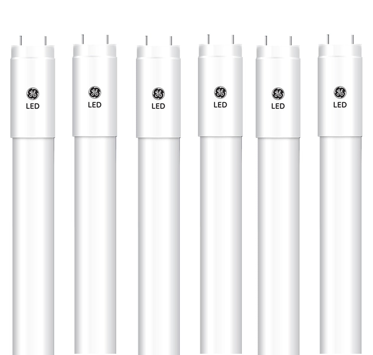 (case of 6) GE Lighting 37883 LED Linear 48 inch Plug and Play T8 Tube ...