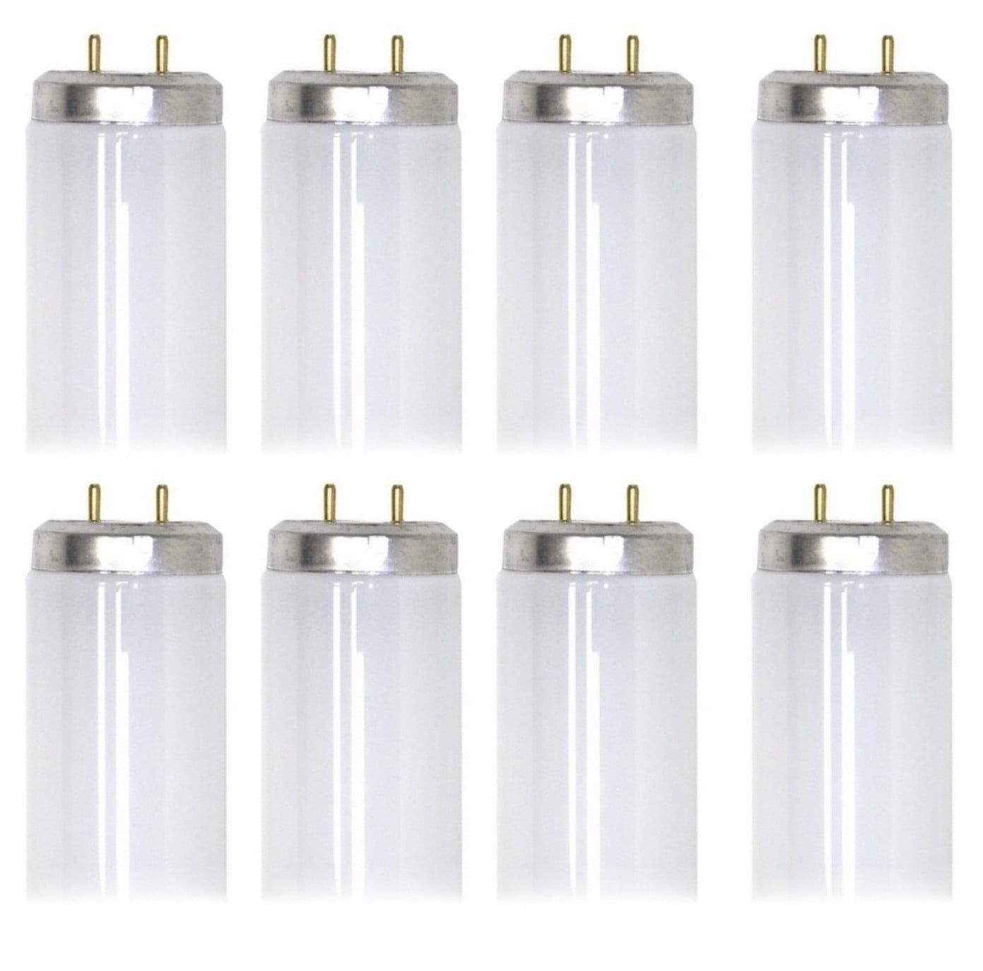 (case of 8 tubes) GE Fluorescent Tube, 48 inch T8, 1800 lumens, 32 watt ...