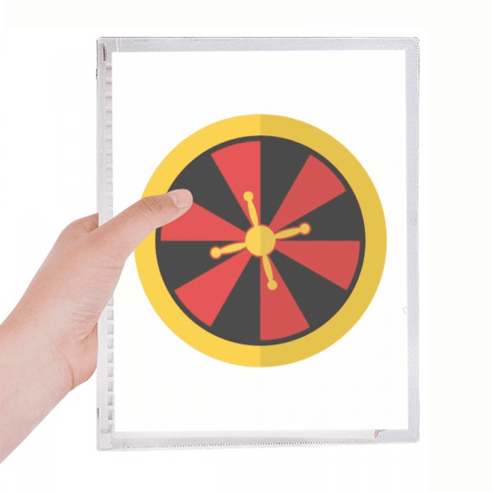 casino turntable element illustration notebook loose diary refillable ...