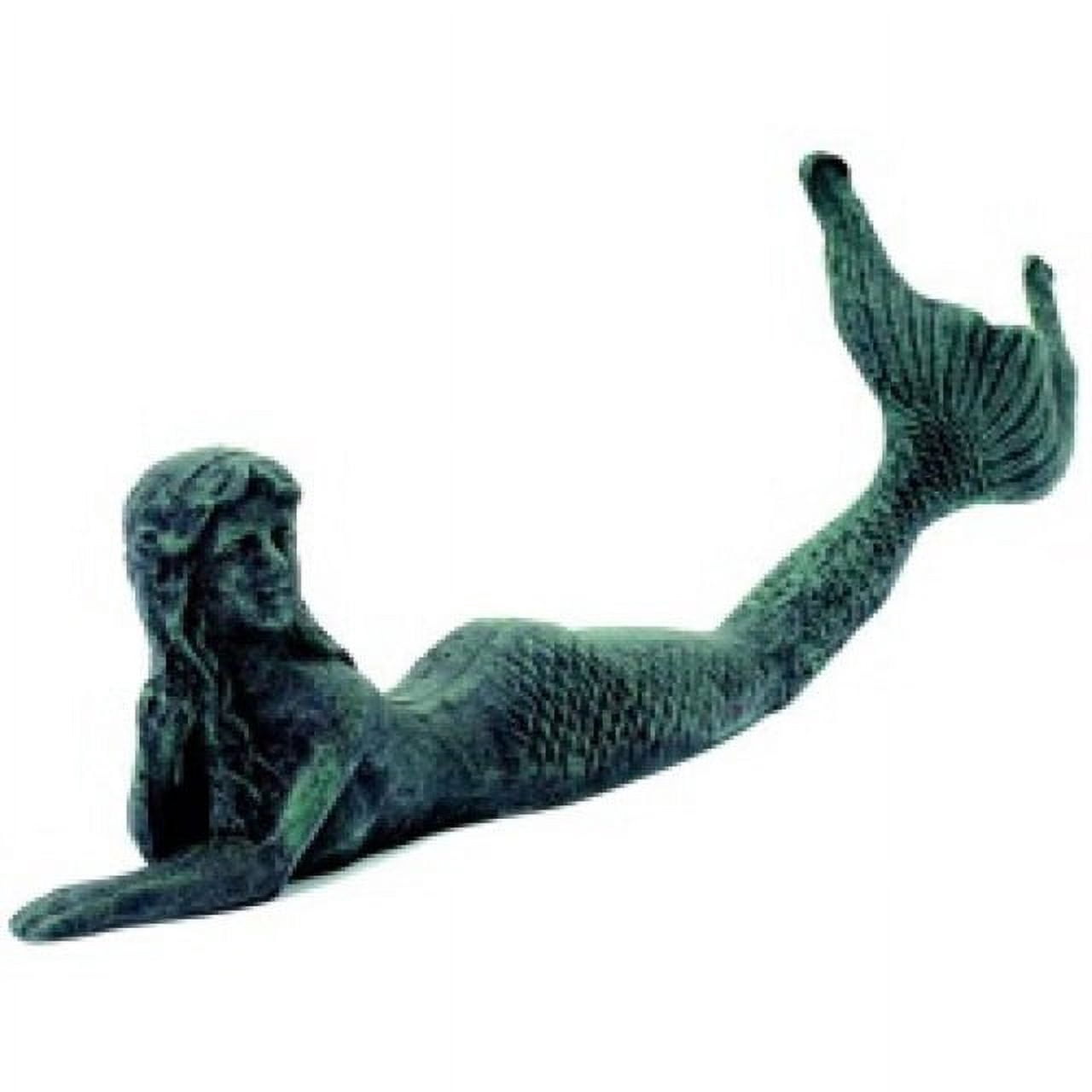 cast iron laying mermaid figure ~ nautical garden decor - Walmart.com