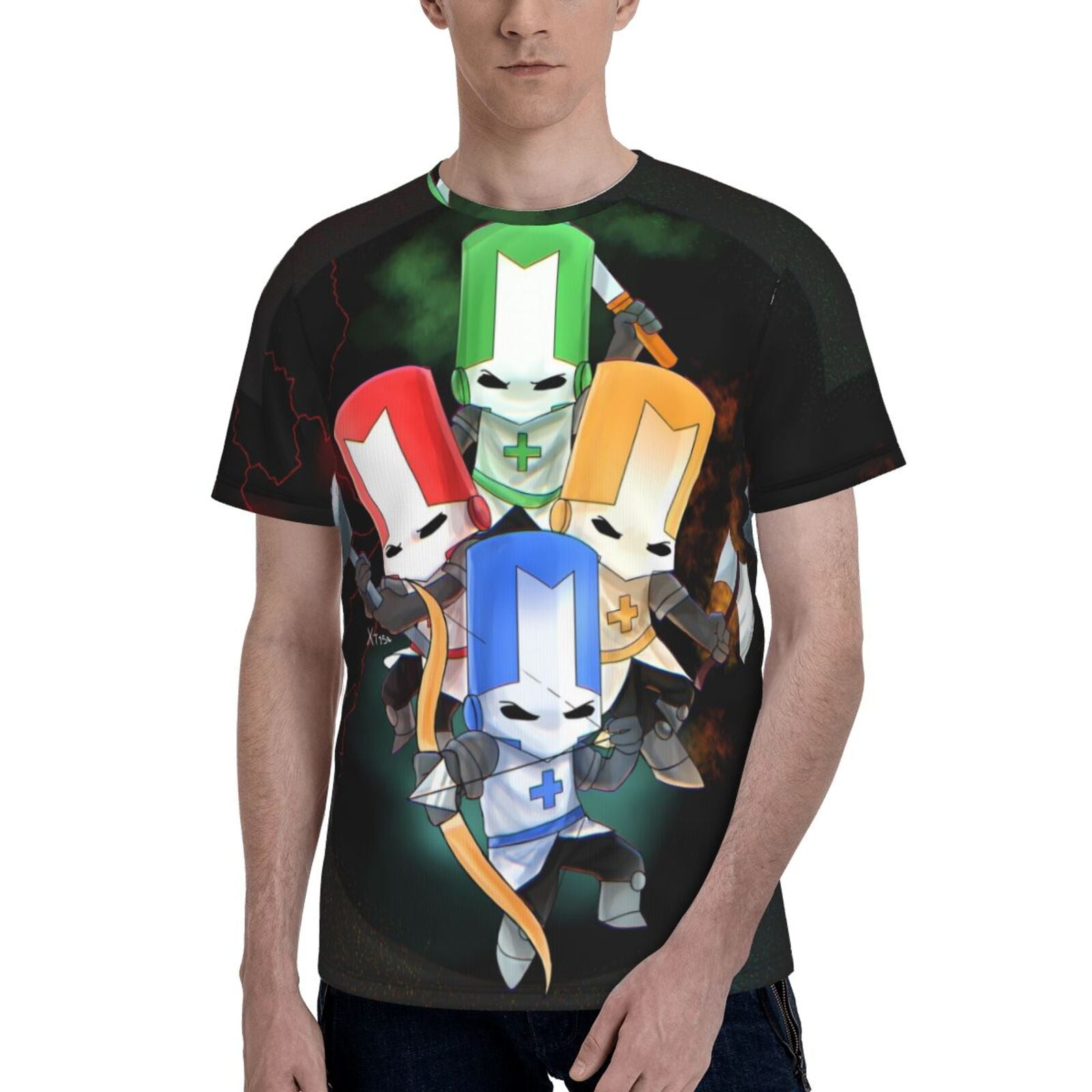 castle crashers Unisex Men's Women's Fashion T-Shirts Short Sleeve ...