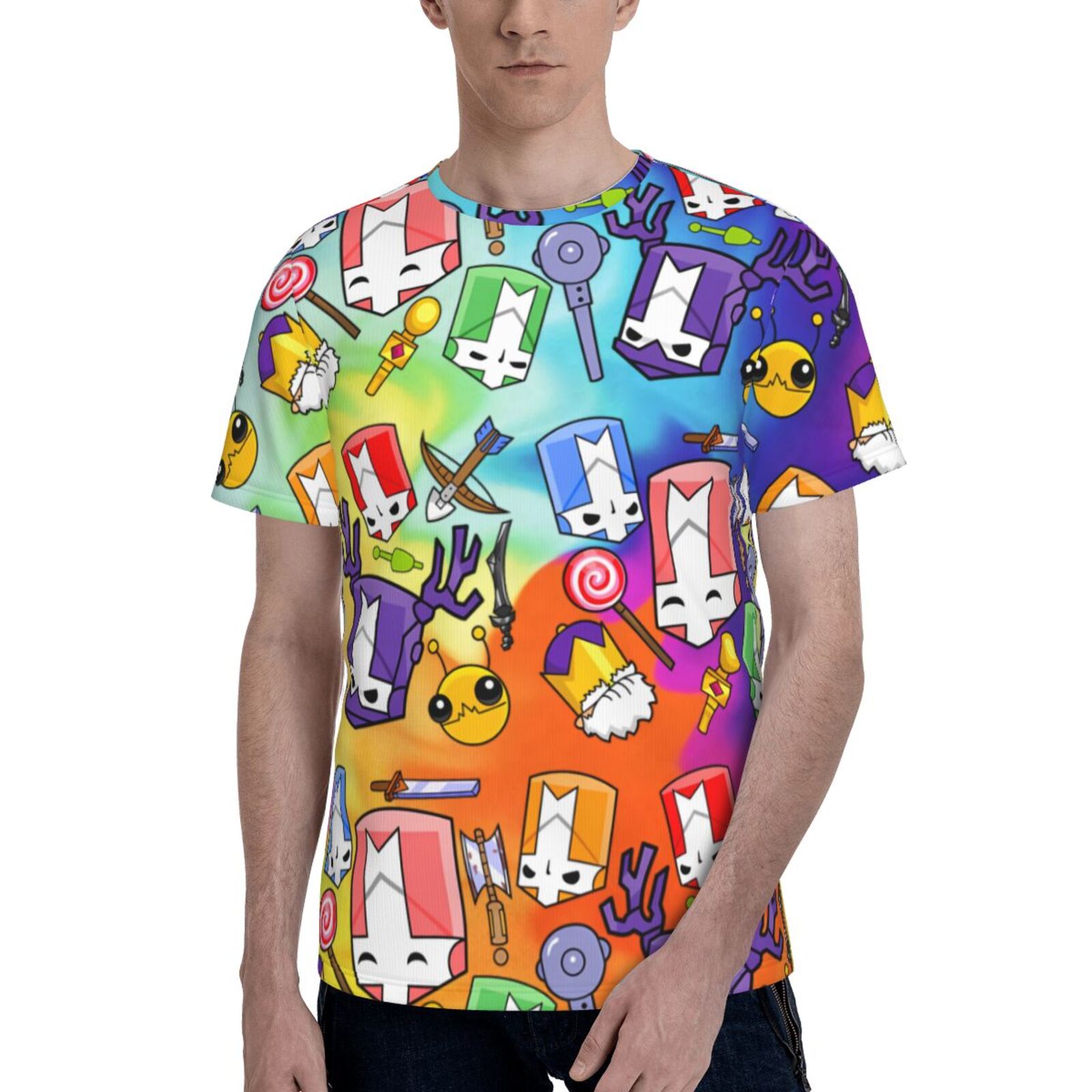 castle crashers Unisex Men's Women's Fashion T-Shirts Short Sleeve ...
