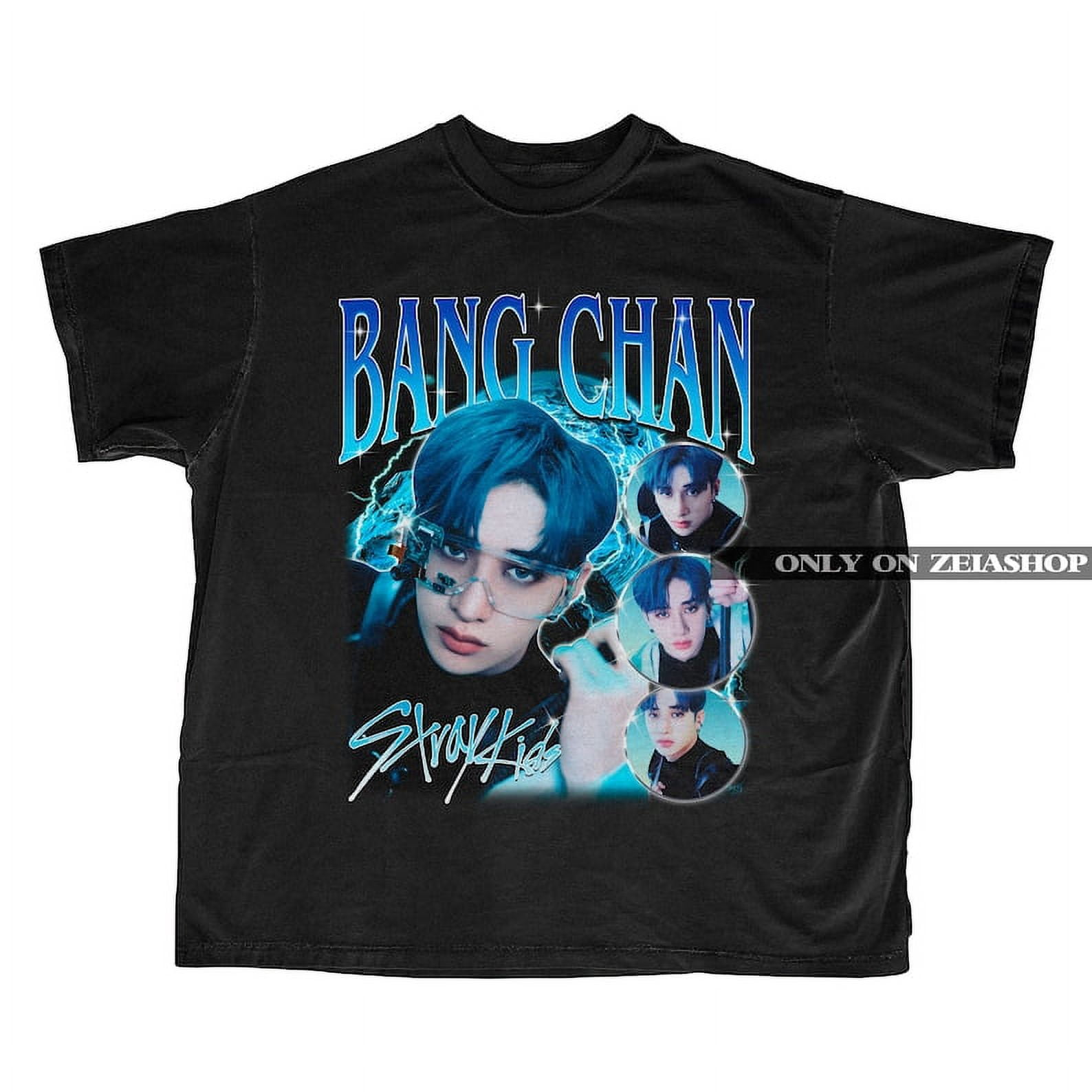 casual everyday t-shirt, Exclusive Stray Bangchan Shirt - Edition K-pop ...