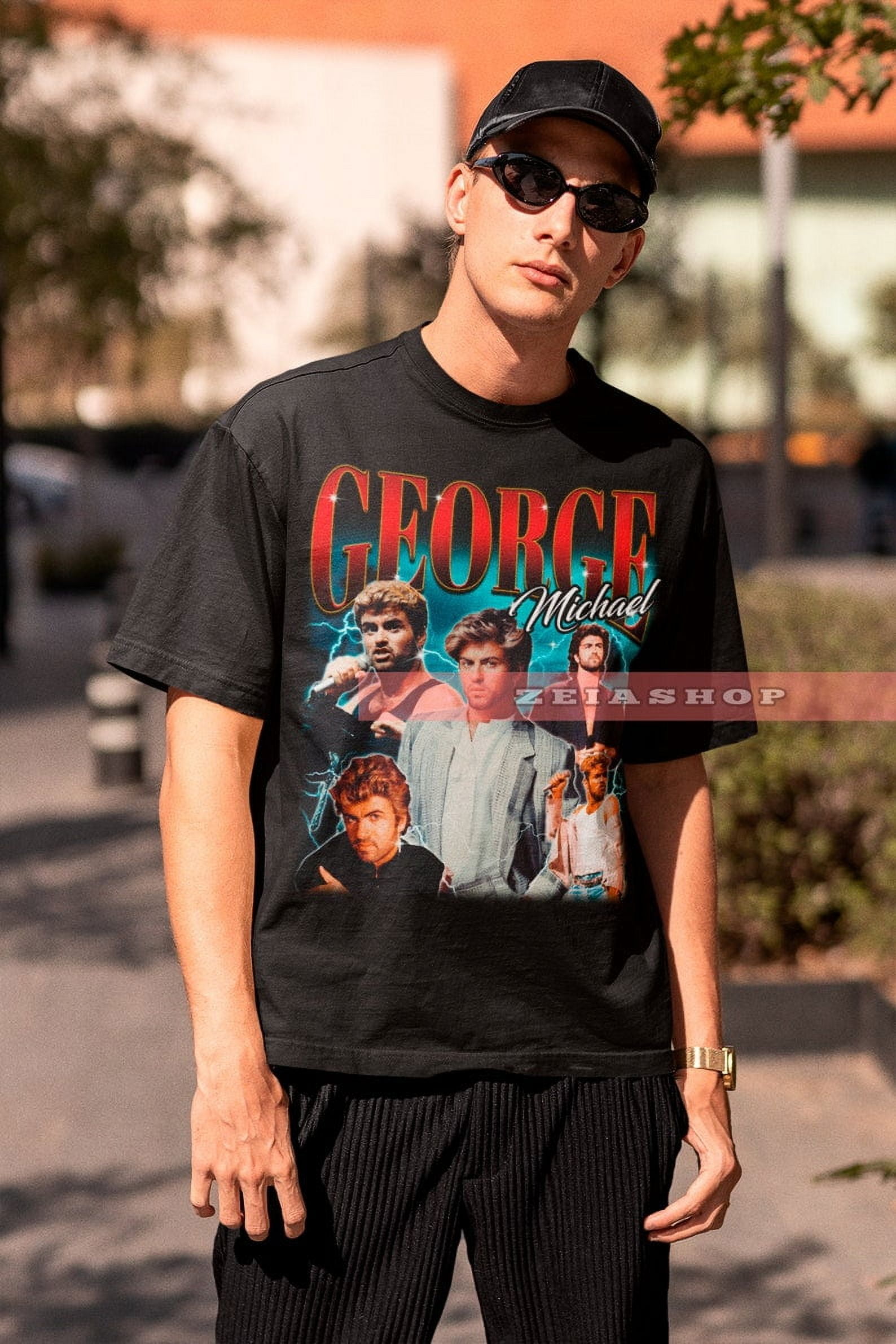 casual everyday t-shirt, George Michael 90s Shirt, George Michael ...