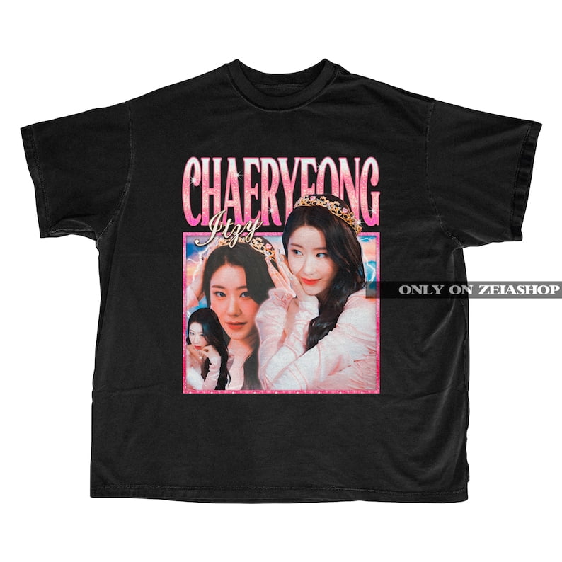 casual everyday t-shirt, Itzy Chaeryeong 90s T-shirt - Itzy Shirt ...