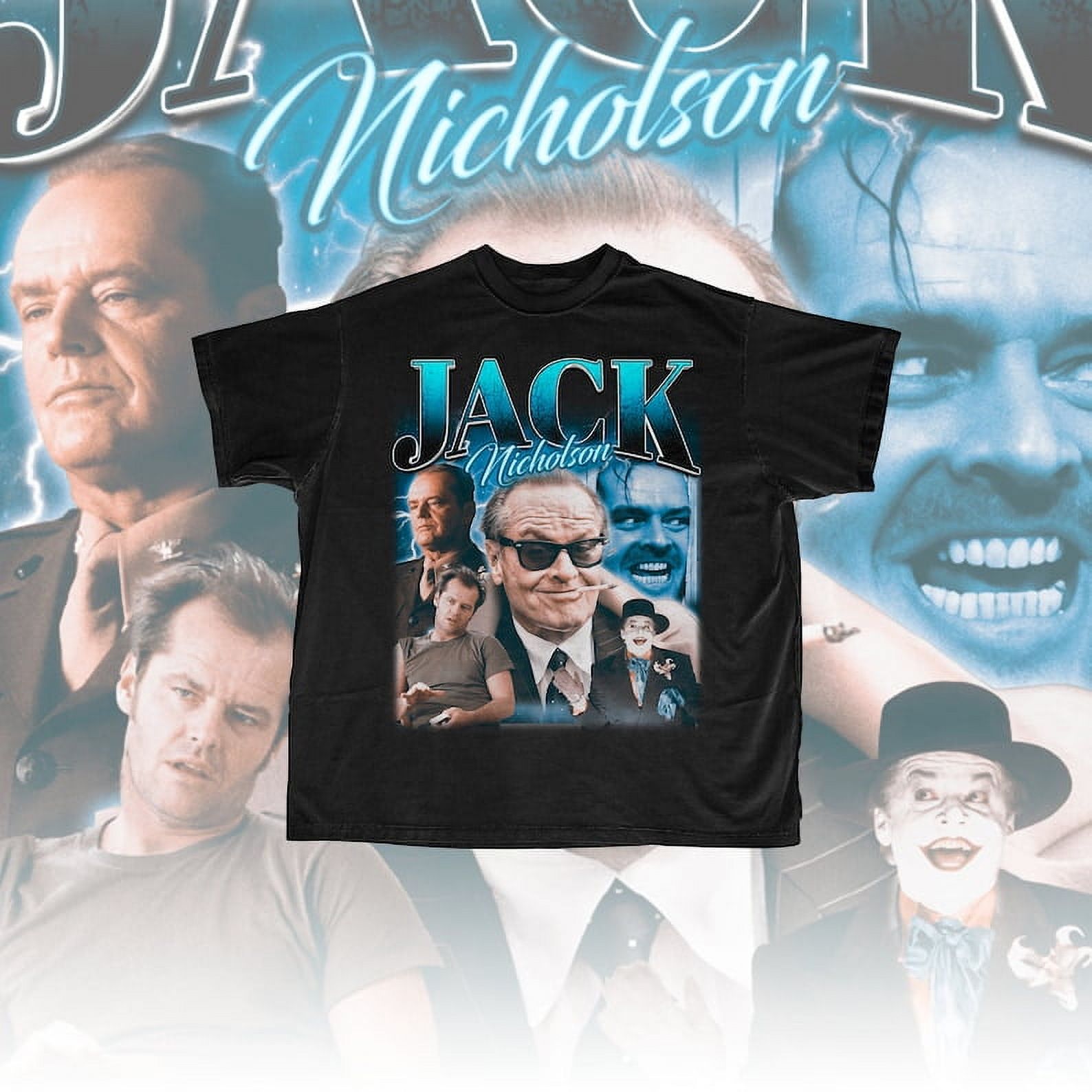casual everyday t-shirt, Jack Nicholson 90s T-shirt - Jack Nicholson ...