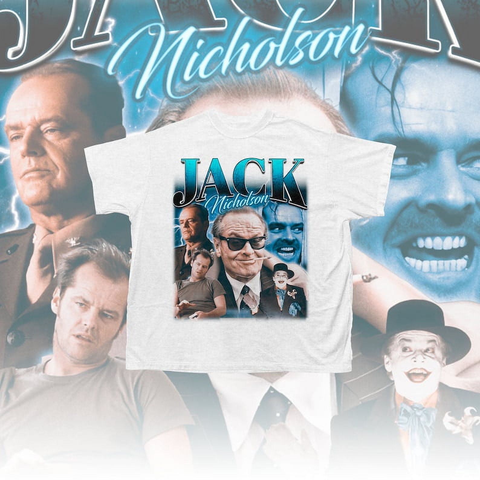 casual everyday t-shirt, Jack Nicholson 90s T-shirt - Jack Nicholson ...