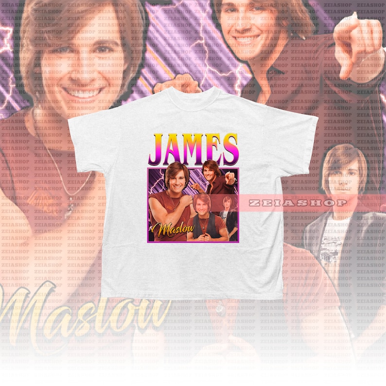 casual everyday t-shirt, James Maslow 90s Shirt - James Maslow Fan ...
