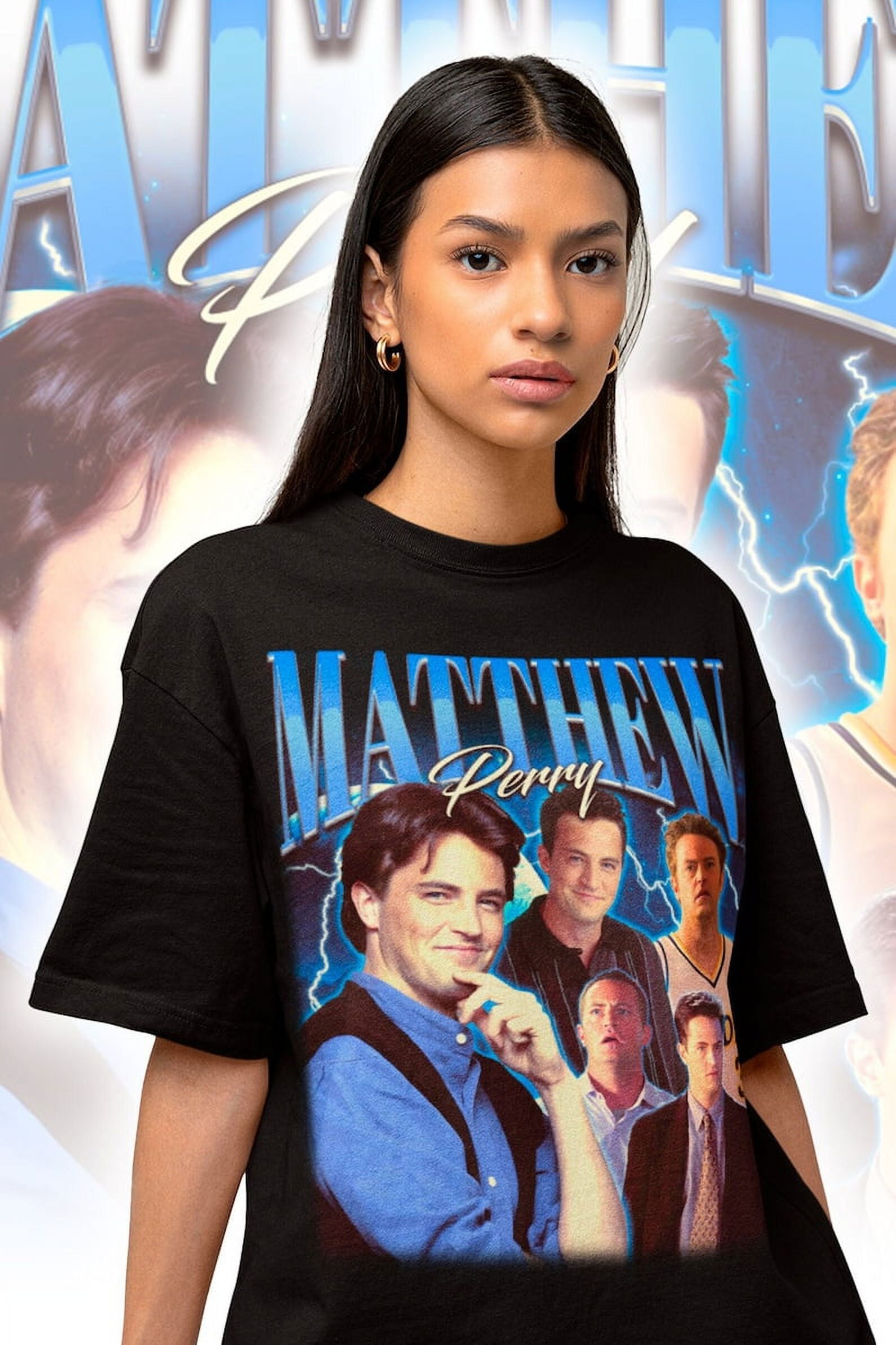 casual everyday t-shirt, MATTHEW PERRY Shirt - Matthew Perry Homage ...