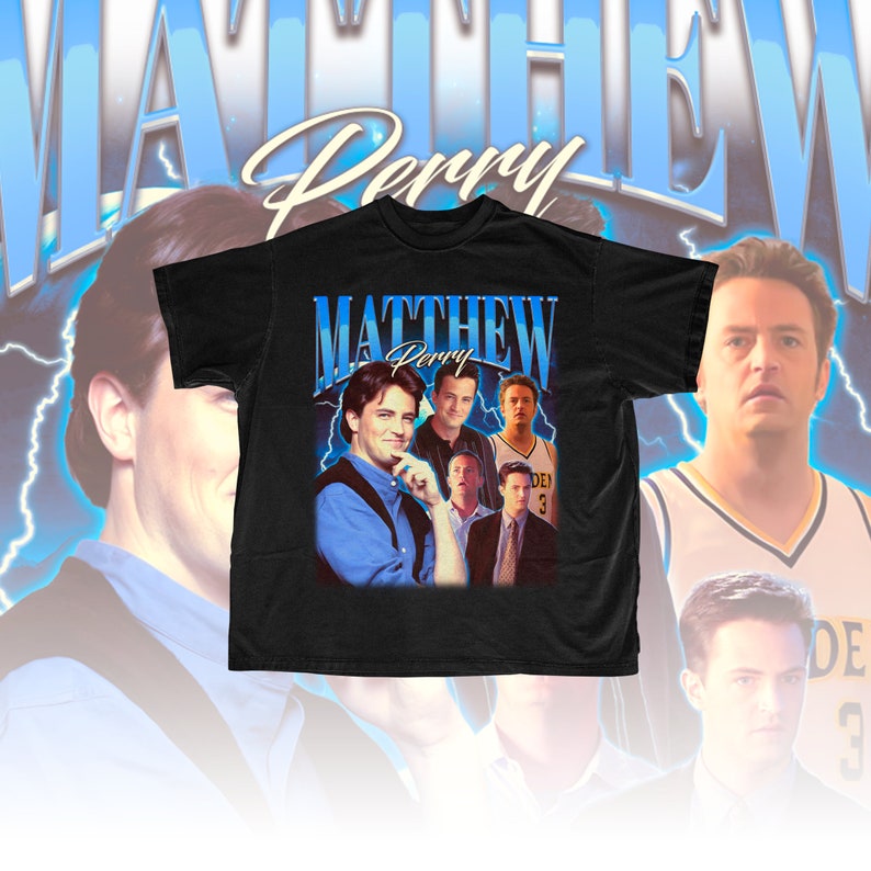 casual everyday t-shirt, MATTHEW PERRY Shirt - Matthew Perry Homage ...