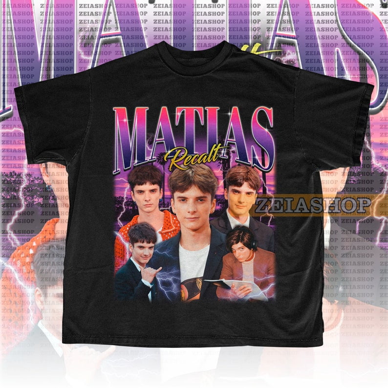 casual everyday t-shirt, Matias Recalt 90s Shirt, Matias Recalt ...