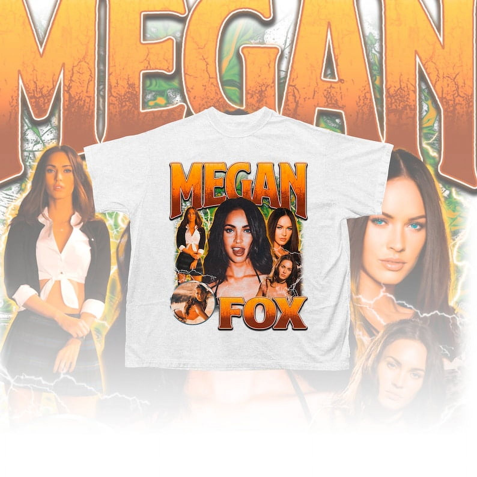 casual everyday t-shirt, Megan Fox 90s Shirt - Megan Denise Fox Tee ...