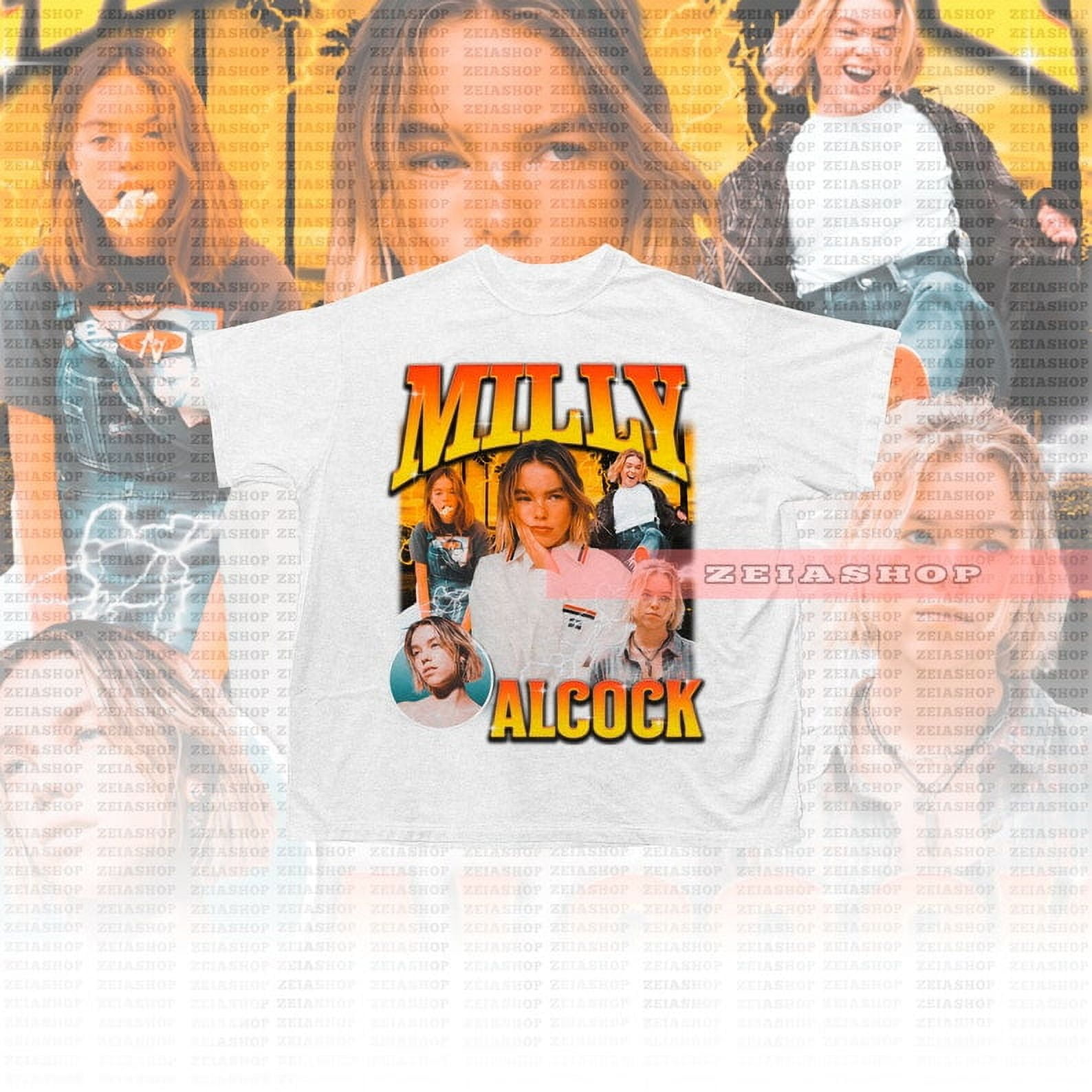 casual everyday t-shirt, Milly Alcock 90s T-shirt - Milly Alcock ...