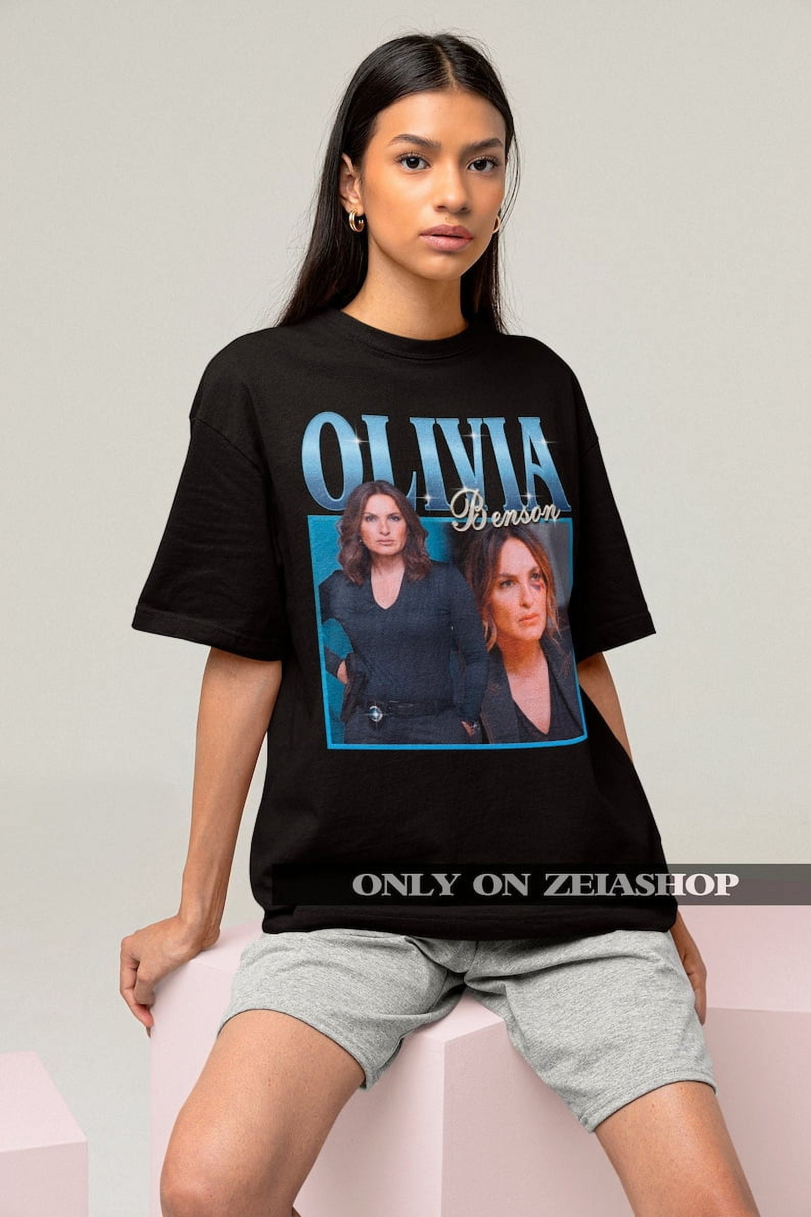 casual everyday t-shirt, Olivia Benson Classic Tee - Olivia Benson Shirt - Mariska Hargitay T ...