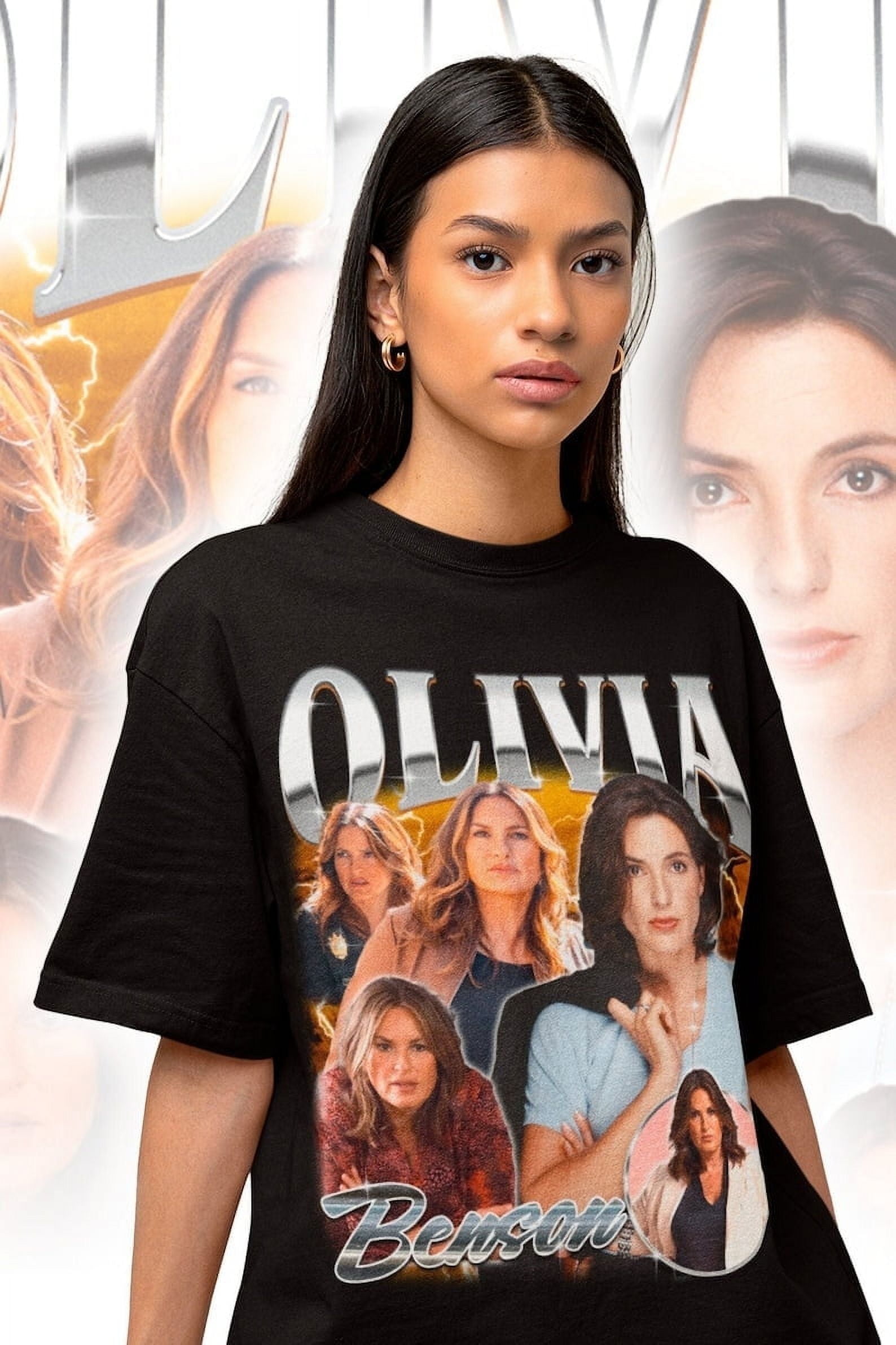 casual everyday t-shirt, Olivia Beson 90s Tee - Olivia Benson - Olivia ...