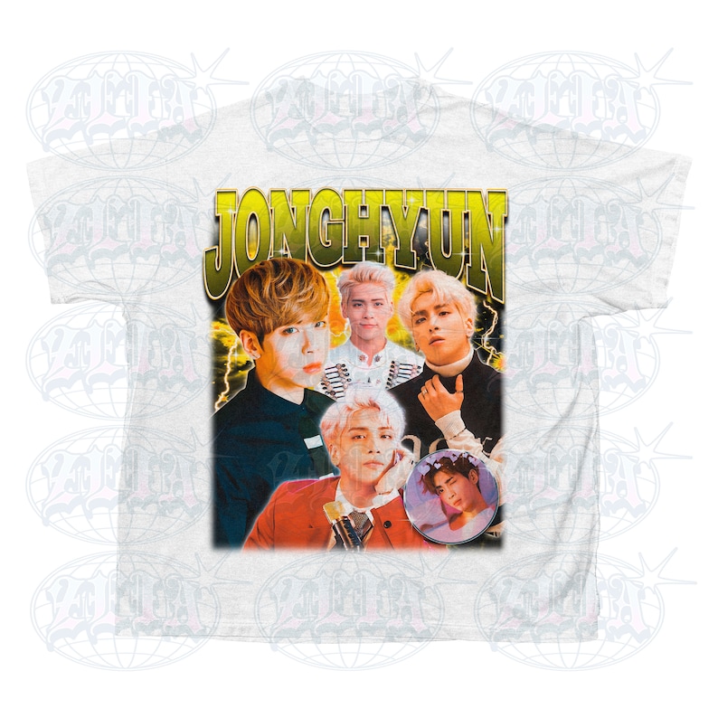 casual everyday t-shirt, Shinee Jonghyun T-shirt - Shinee Kpop Tee ...