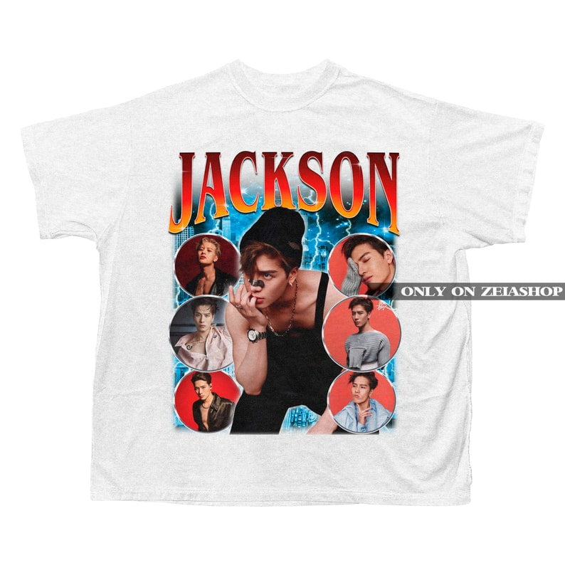 casual everyday t-shirt, Trendy GOT7 Jackson Wang Tee | Style K-pop ...