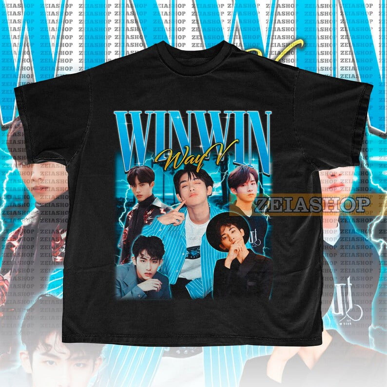 casual everyday t-shirt, Wayv Winwin Shirt, Winwin , Kpop Tee, Kpop ...