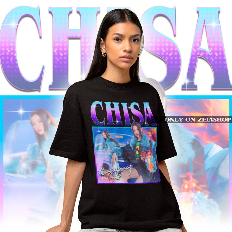 casual everyday t-shirt, XG Chisa Tee: Trendy Style for Fans - XG T ...