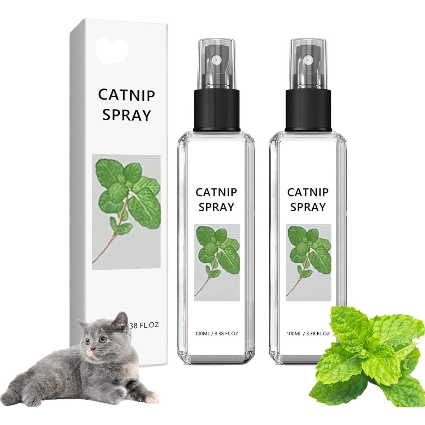 cat Spray,Catnip Spray for Indoor Cats,Cat Anxiety Relief,Anti Scratch Cat Spray,Cat Calming ...