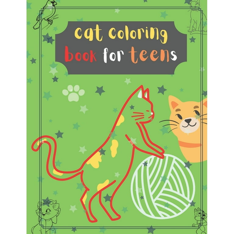 big cats coloring book