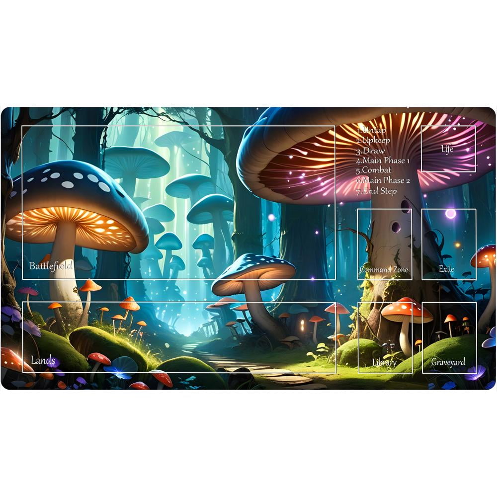 cat gaming mouse pad With magic Zone deskmat Desktop Playmat TCG CCG gathering gamepad 24x14in ...