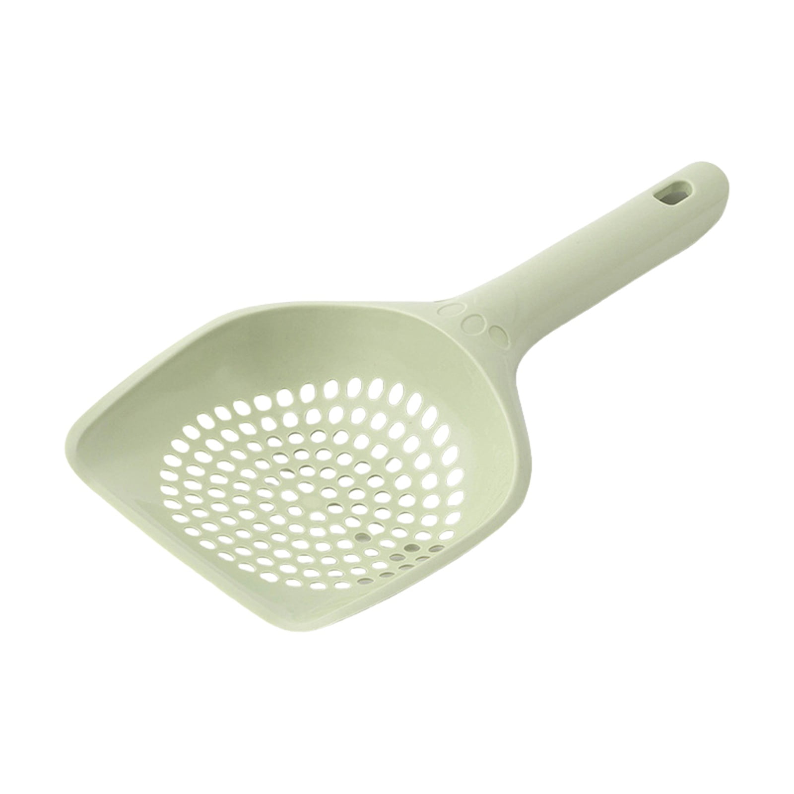 cat litter scoop, kitty poop sifting deep shovel tray, small hole easy filtration lightweight ...