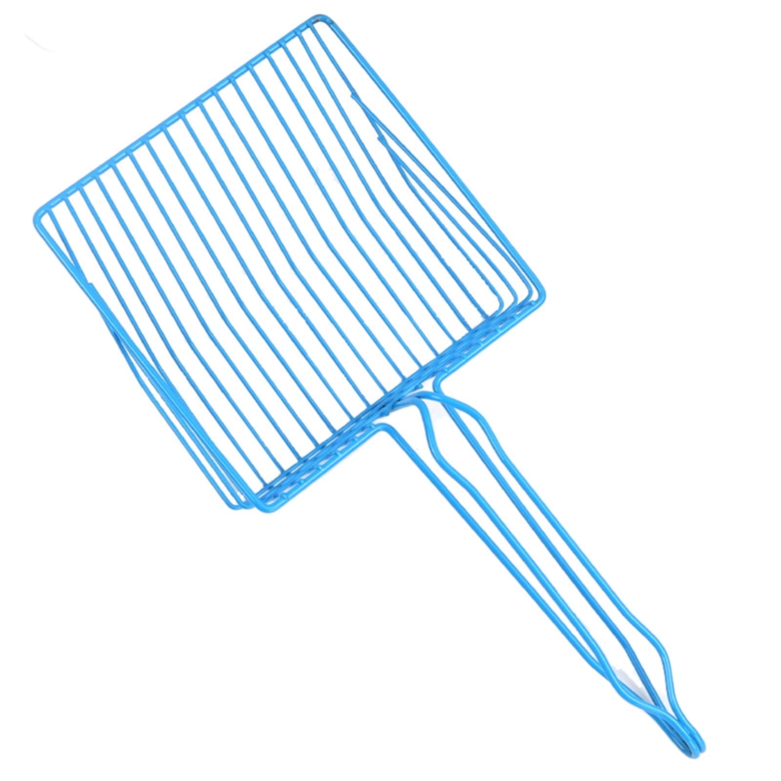 cat litter scoop, steel metal scooper with deep shovel and long foam ...