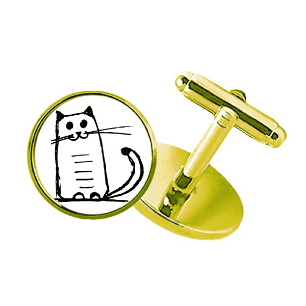 cat sle sit black line art deco fashion studded business metal ...