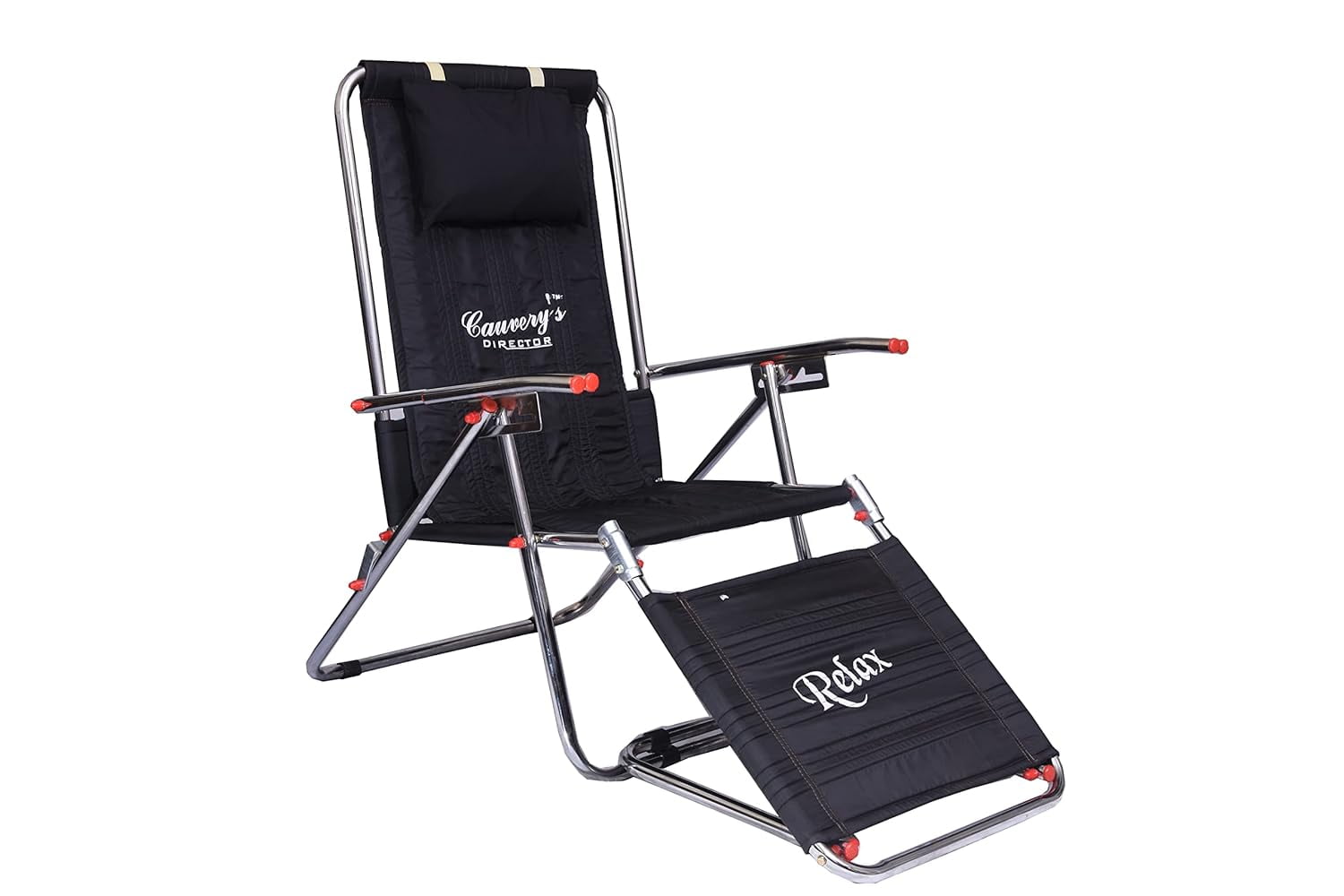 cauvery Folding Relax Chair Easy Chair for LawnPortable and Foldable ...