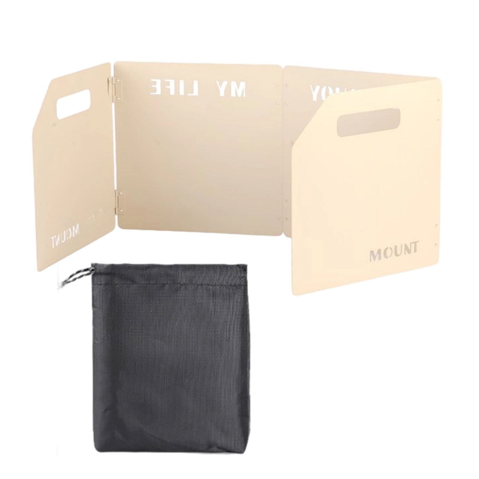 cbzote Camping Stove Windscreen for Outdoor Cooking Portable Steel ...