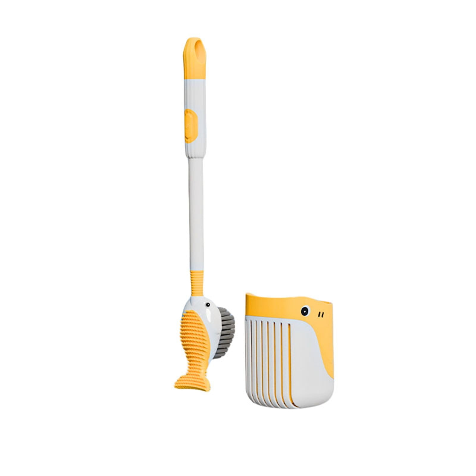 cbzote Detachable Suction Cup Toilet Cleaning Brush with Spray Function ...