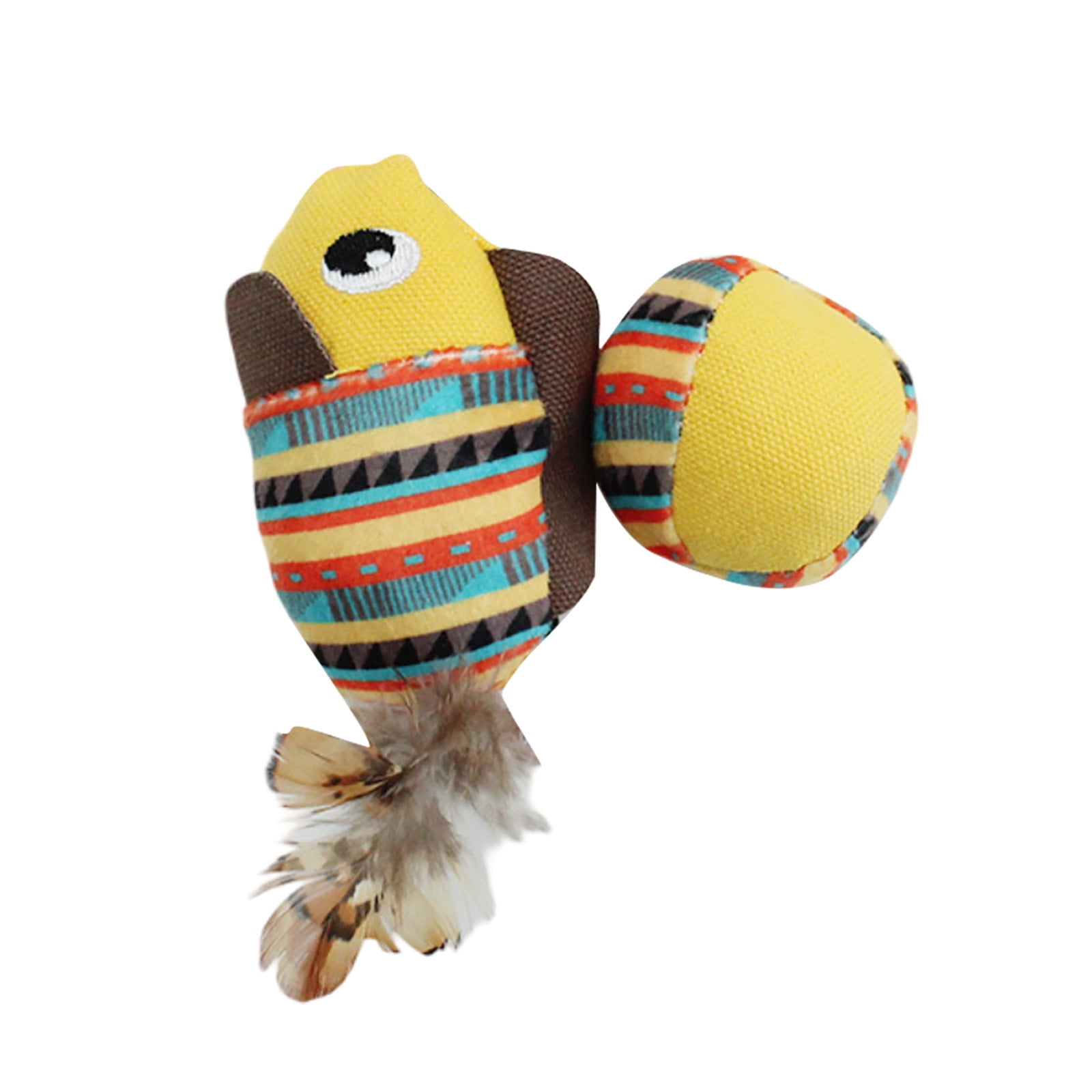 cbzote Indoor Cat Chew Teething Toy for Interactive Cartoon Design Soft ...