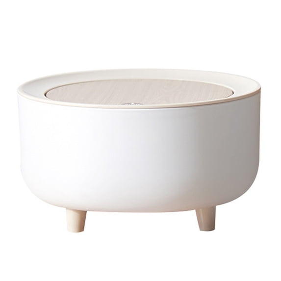 cbzote Modern Mini Square Push Button Can With Lid For Countertop ...