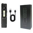 cbzote Product Flashlight 1500 EDC Rechargeable Flat LED with Digital ...