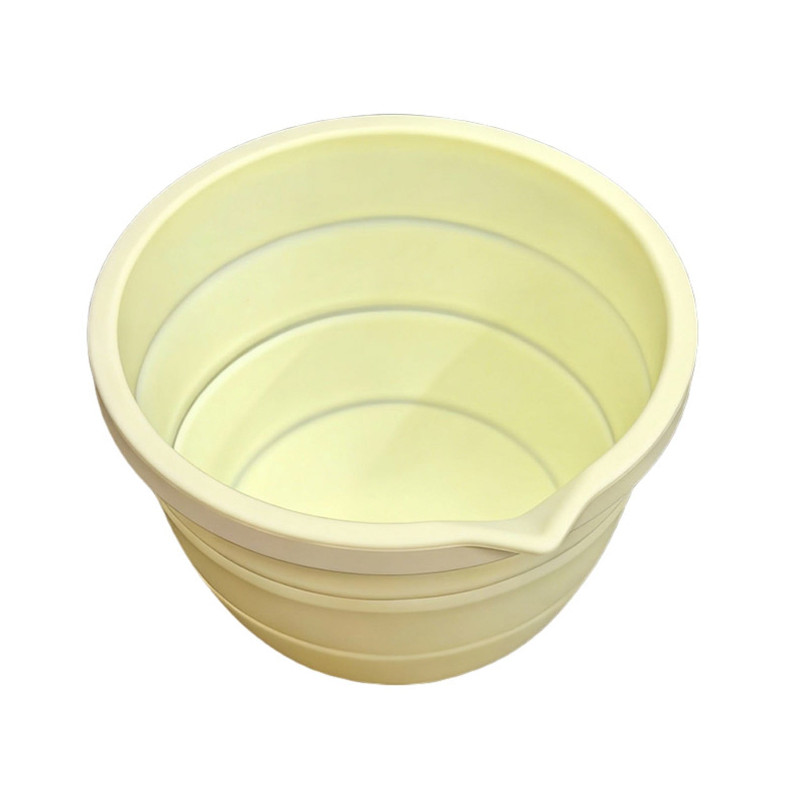 cbzote Silicone Mixing Bowl with Secure Leakproof Lid for Portable Food ...