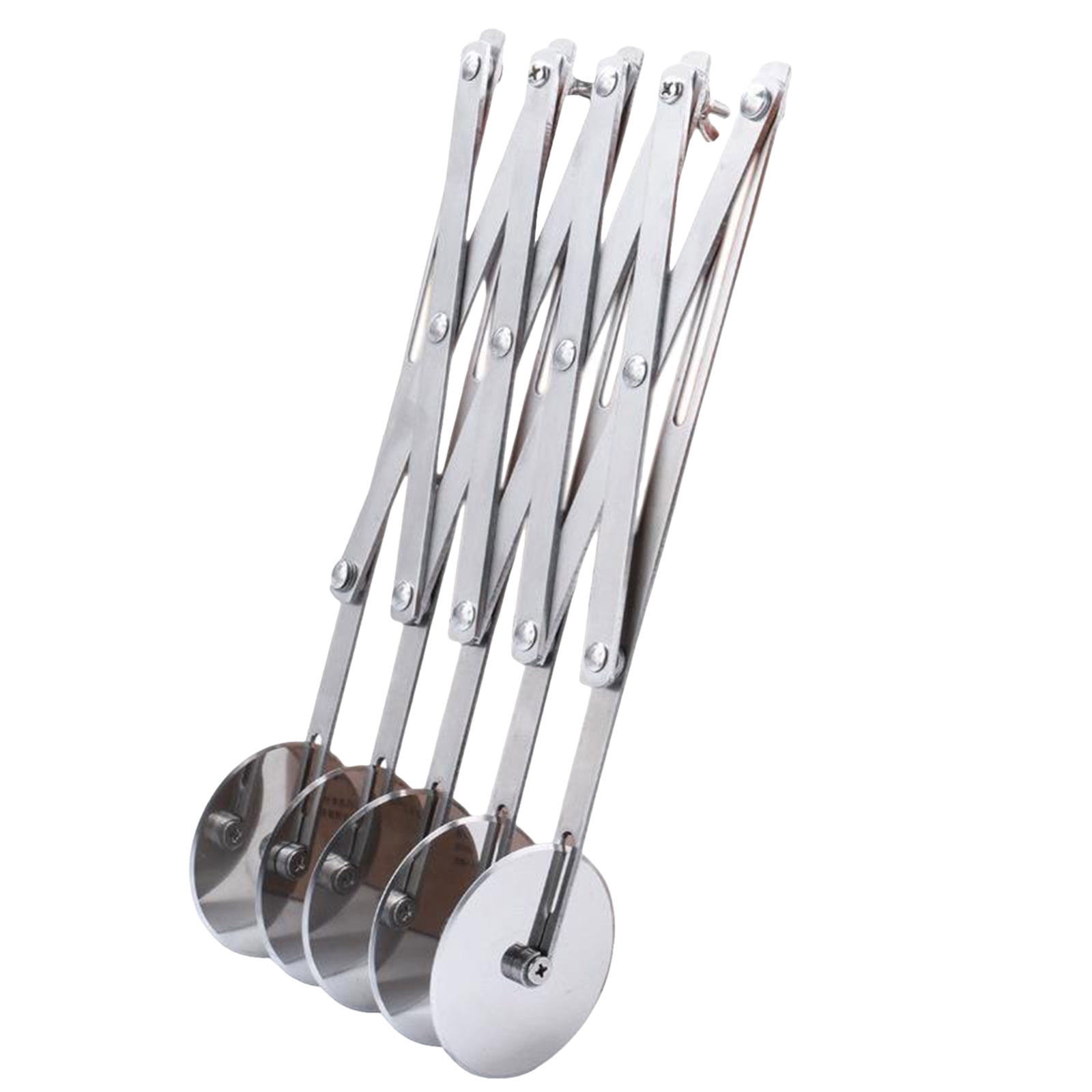 cbzote Stainless Steel Wheel Pizza Cutter Adjustable Dough Divider ...