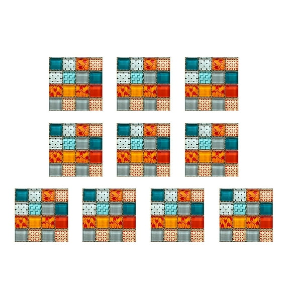 cbzote Wall Kit for DIY Home 3D Tile Stickers for Floors and Walls Room ...