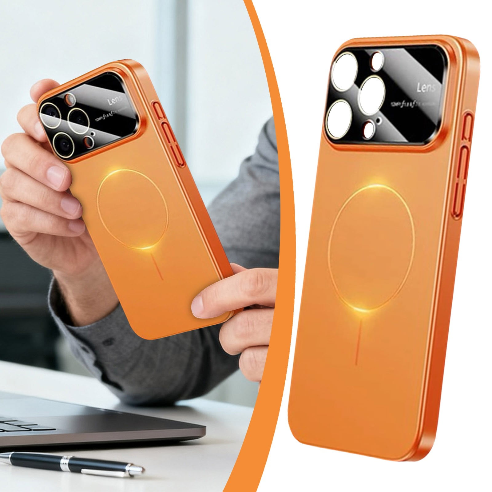 cbzote Wireless Charging for Series with Large Window and Dark Purple ...