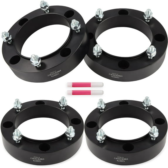 cciyu 1.5" Hub centric Wheel Spacer 4x156 4 lug 131mm CB 3/8"-24 Studs ...