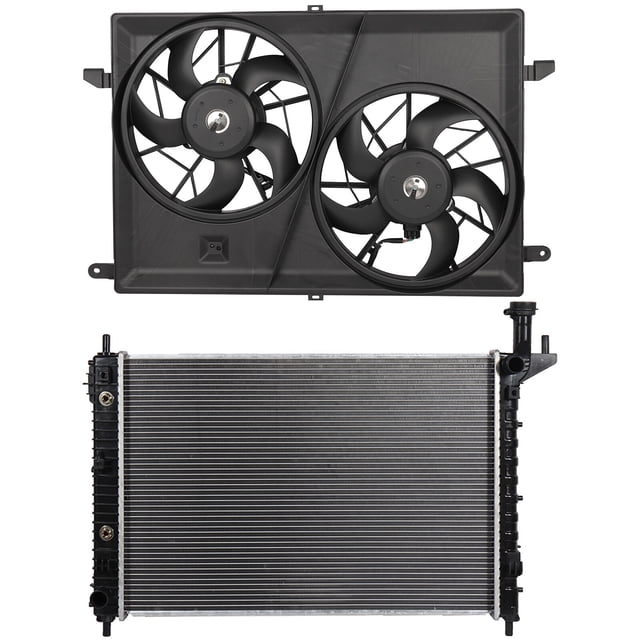 Radiator Shelf Aluminum Radiator For Buick Enclave, Chevy Traverse, GMC ...
