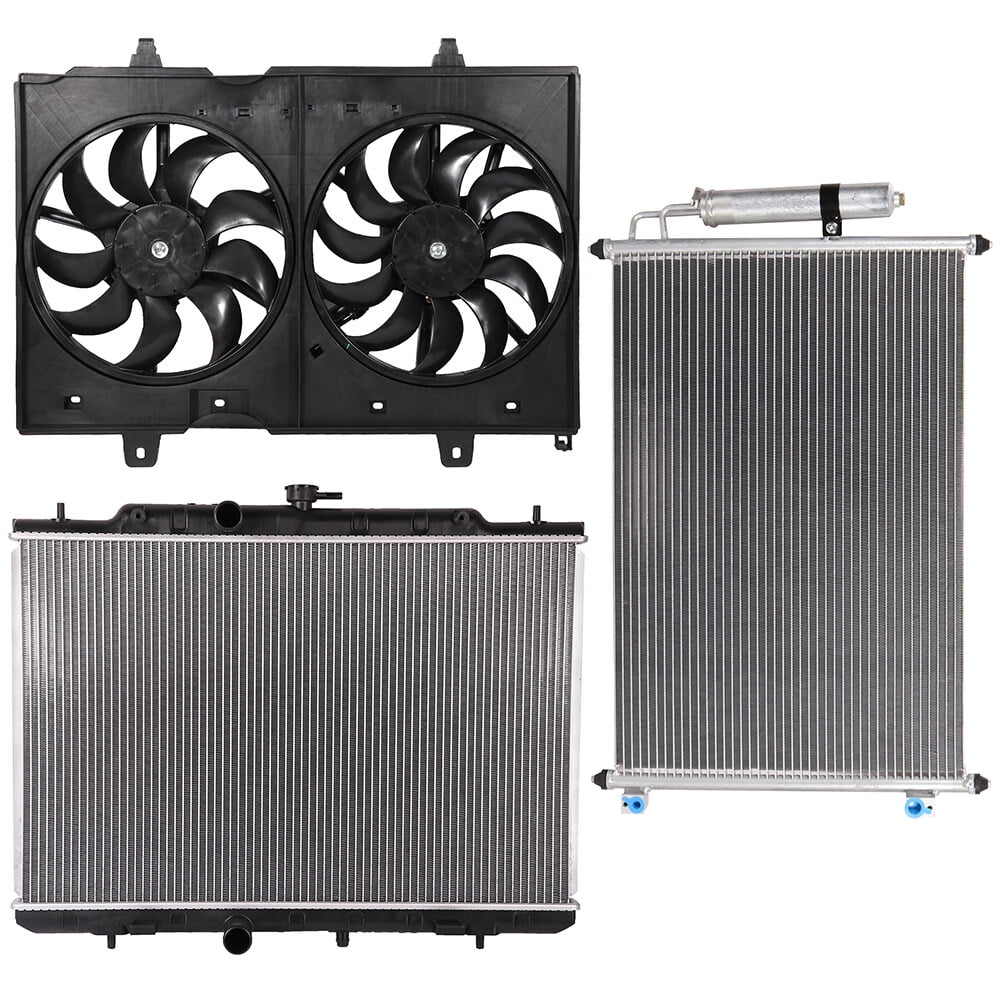 cciyu 13047 Radiator and 621-161 Cooling Fan Replacement for 2010-2013 ...
