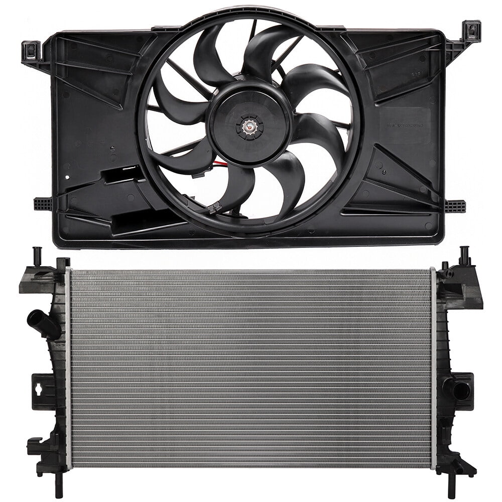 cciyu 13219 Radiator and 621-544 Cooling Fan Replacement for 2012-2018 ...